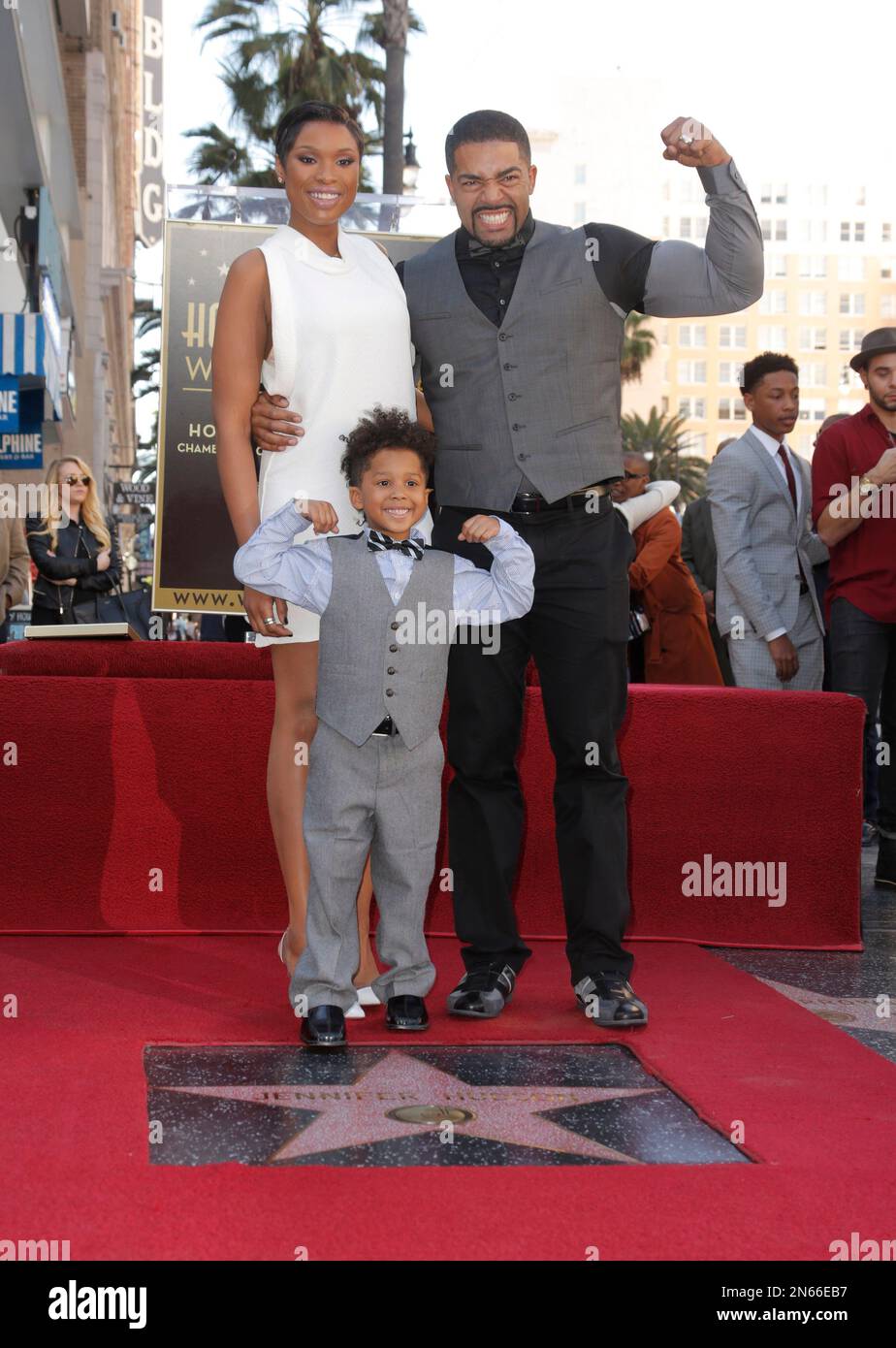 Jennifer Hudson, David Daniel Otunga Sr. and David Daniel Otunga Jr ...