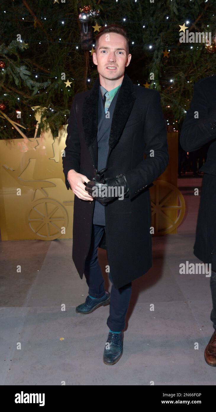 Dan Gillespie Sells attends the VIP launch of the ice skating rink at ...