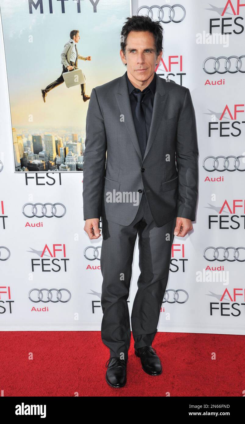 Ben Stiller arrives at the 2013 AFI Fest premiere of "Secret Life of ...