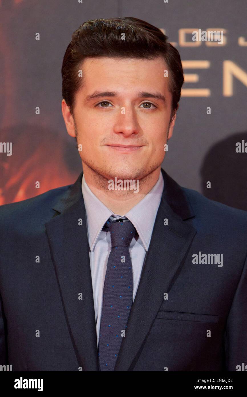 US actor Josh Hutcherson poses for the photographers during the Spain ...