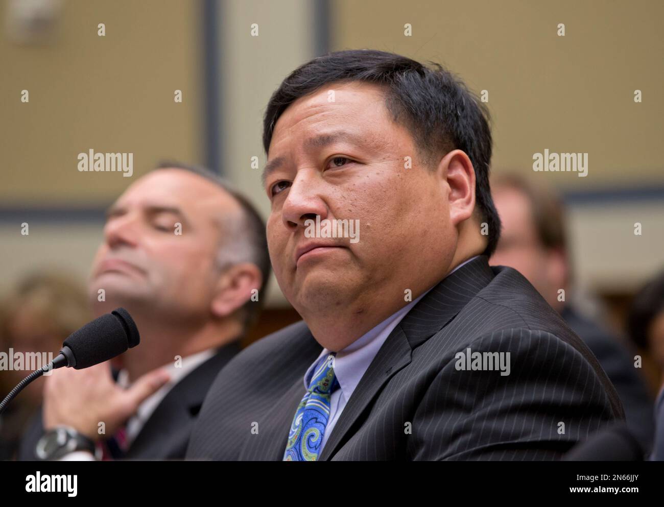 Henry Chao, right, deputy chief information officer for Medicare and ...
