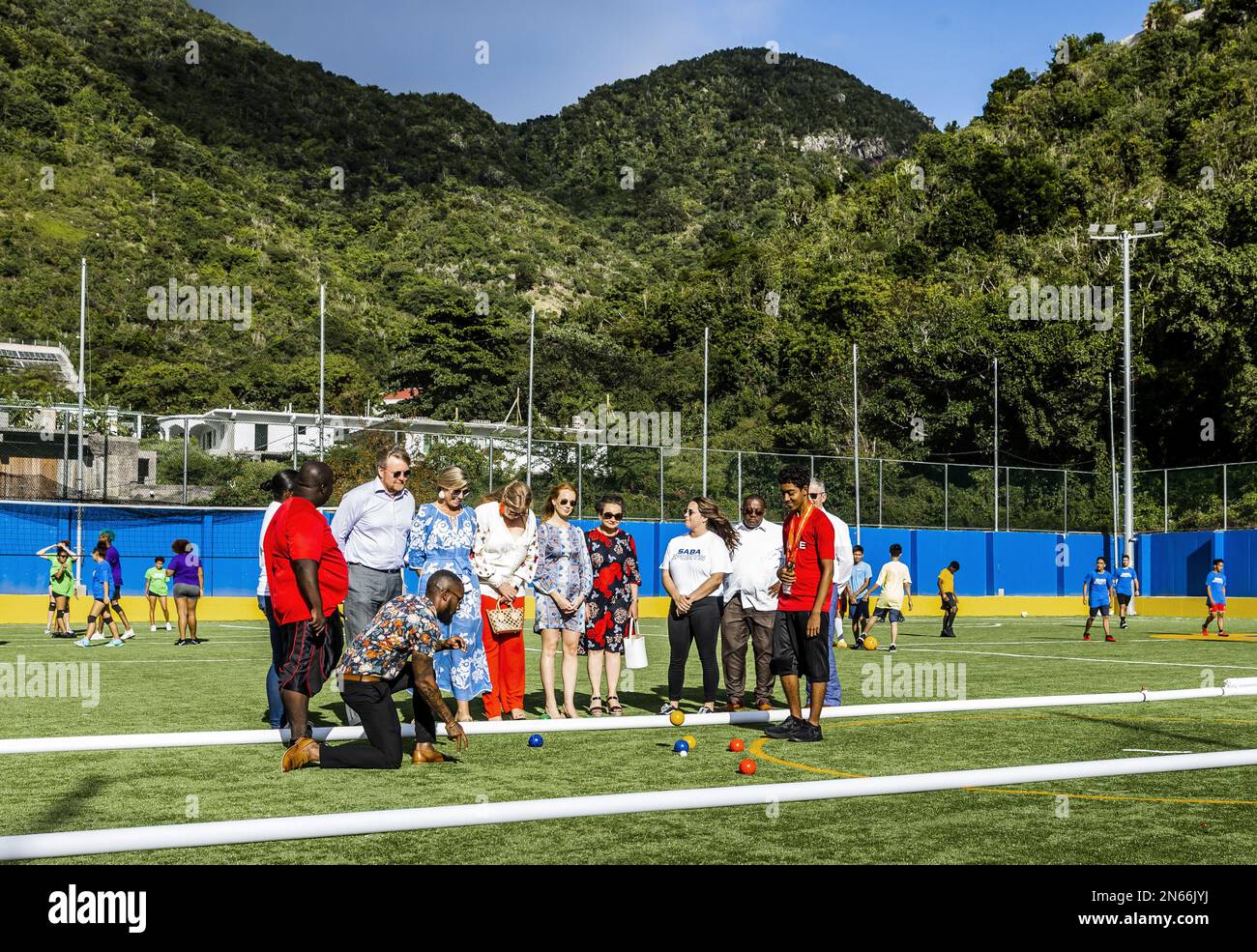 SABA - King Willem-Alexander, Queen Maxima and Princess Amalia visit ...