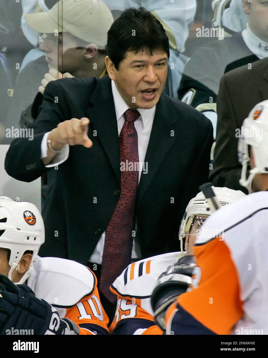 FILE - In this Nov. 15, 2007 file photo, New York Islanders coach Ted ...