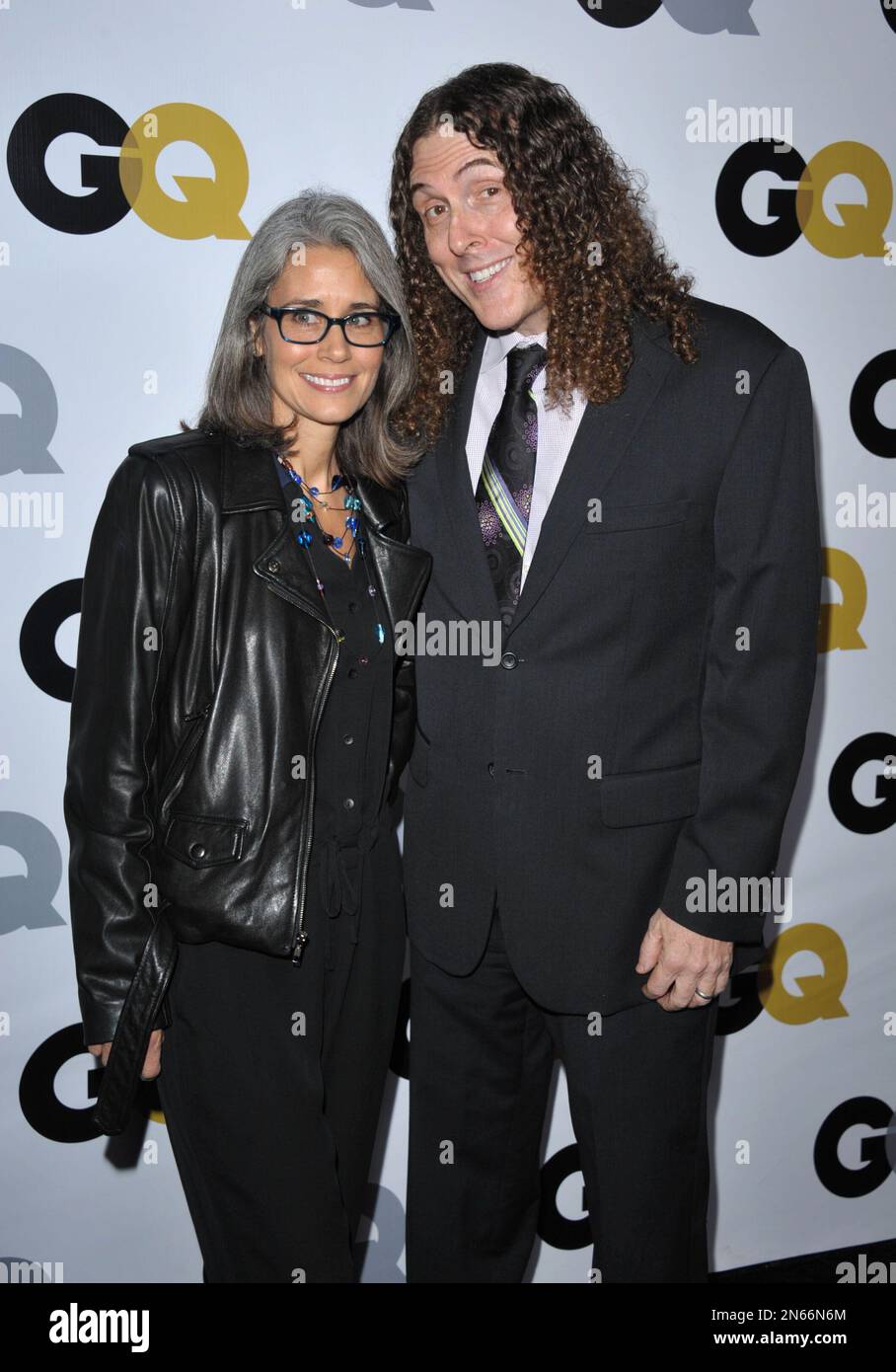 Weird Al Yankovic arrives at the GQ "Men of the Year" event at The ...