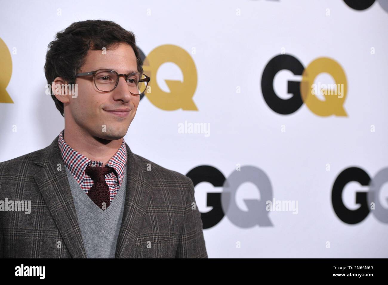 Andy Samberg arrives at the GQ "Men of the Year" event at The Ebell ...