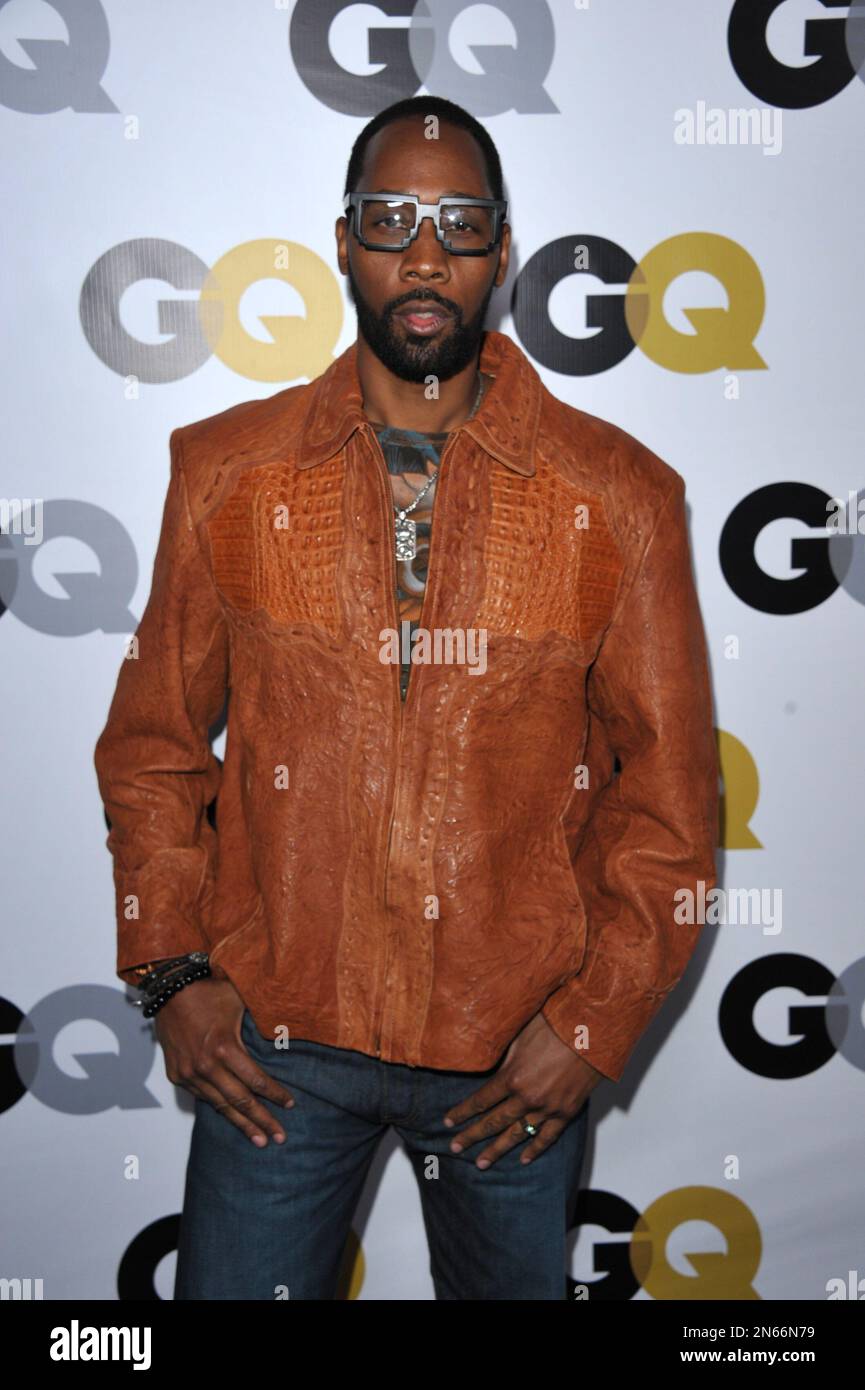 Robert Fitzgerald Diggs aka RZA arrives at the GQ "Men of the Year ...