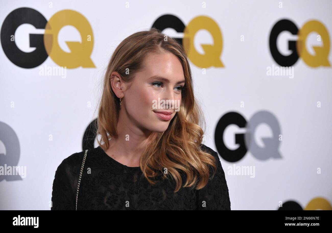 Dylan Penn arrives at the GQ "Men of the Year" event at The Ebell ...