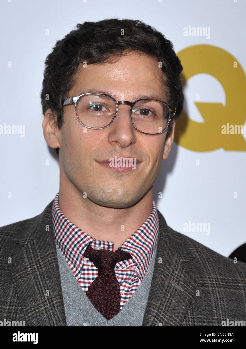 Andy Samberg arrives at the GQ "Men of the Year" event at The Ebell ...