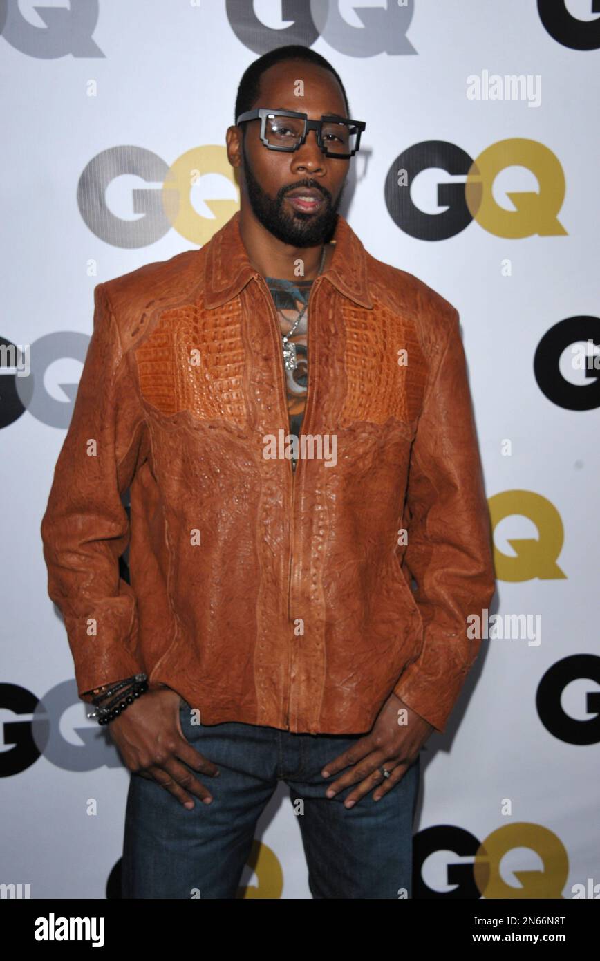 Robert Fitzgerald Diggs aka RZA arrives at the GQ "Men of the Year ...
