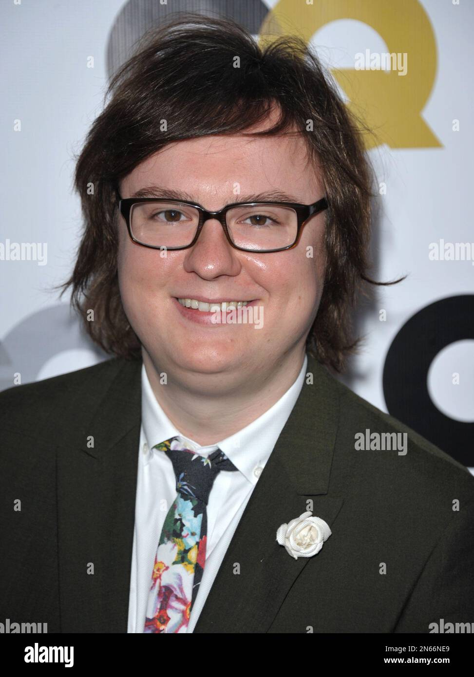 Clark Duke arrives at the GQ "Men of the Year" event at The Ebell ...