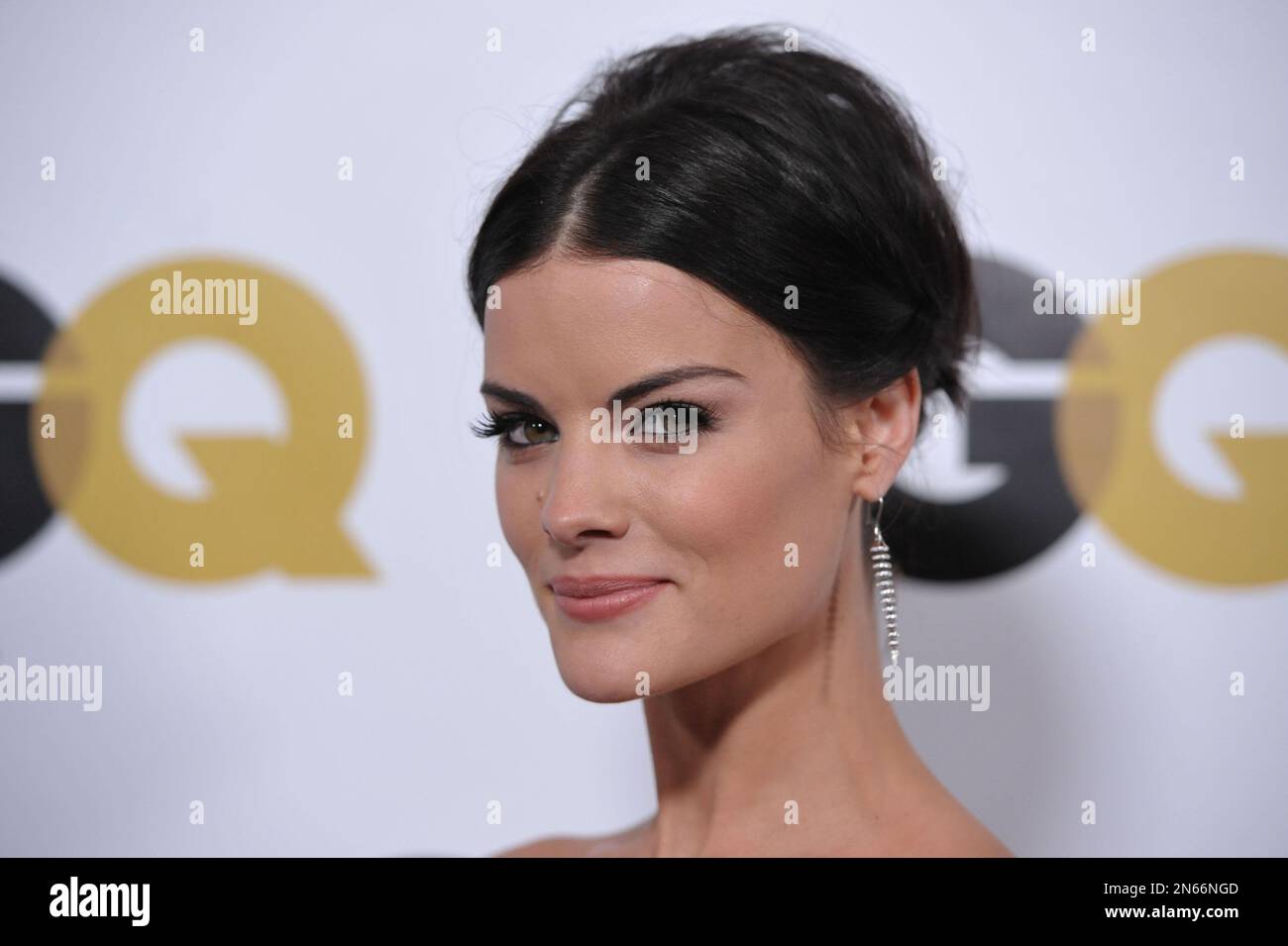 Jaimie Alexander arrives at the GQ "Men of the Year" event at The Ebell ...