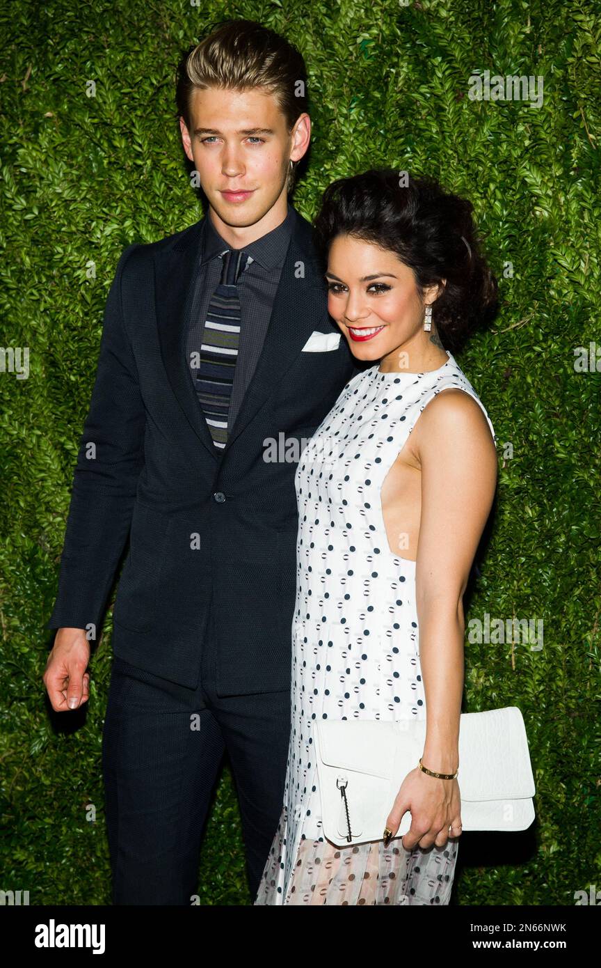 Austin Butler and Vanessa Hudgens attend the CFDA Vogue Fashion Fund ...