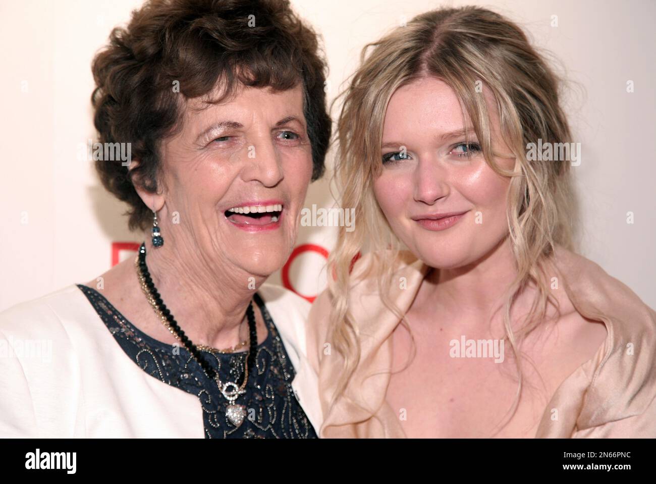 Film subject Philomena Lee, left, and Actress Sophie Kennedy Clark ...