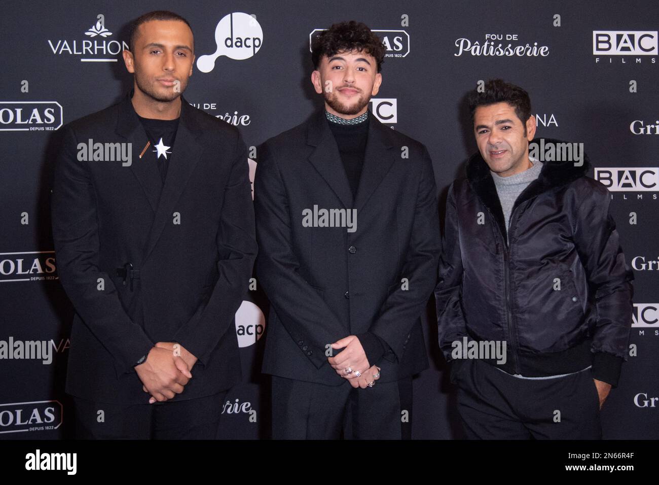 Paris, France on February 09, 2023. Yazid Ichemrahen, Riadh Belaiche ...