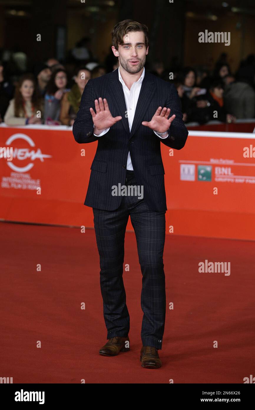 Actor Christian Cooke poses during the red carpet of the movie 'Romeo ...