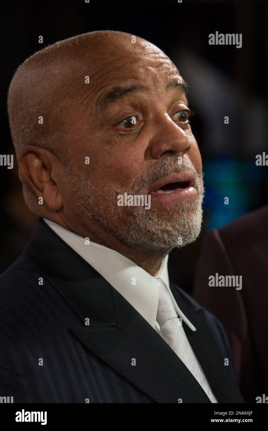 Berry Gordy, Jr. arrives at the GRAMMY Museum gala tribute concert on ...