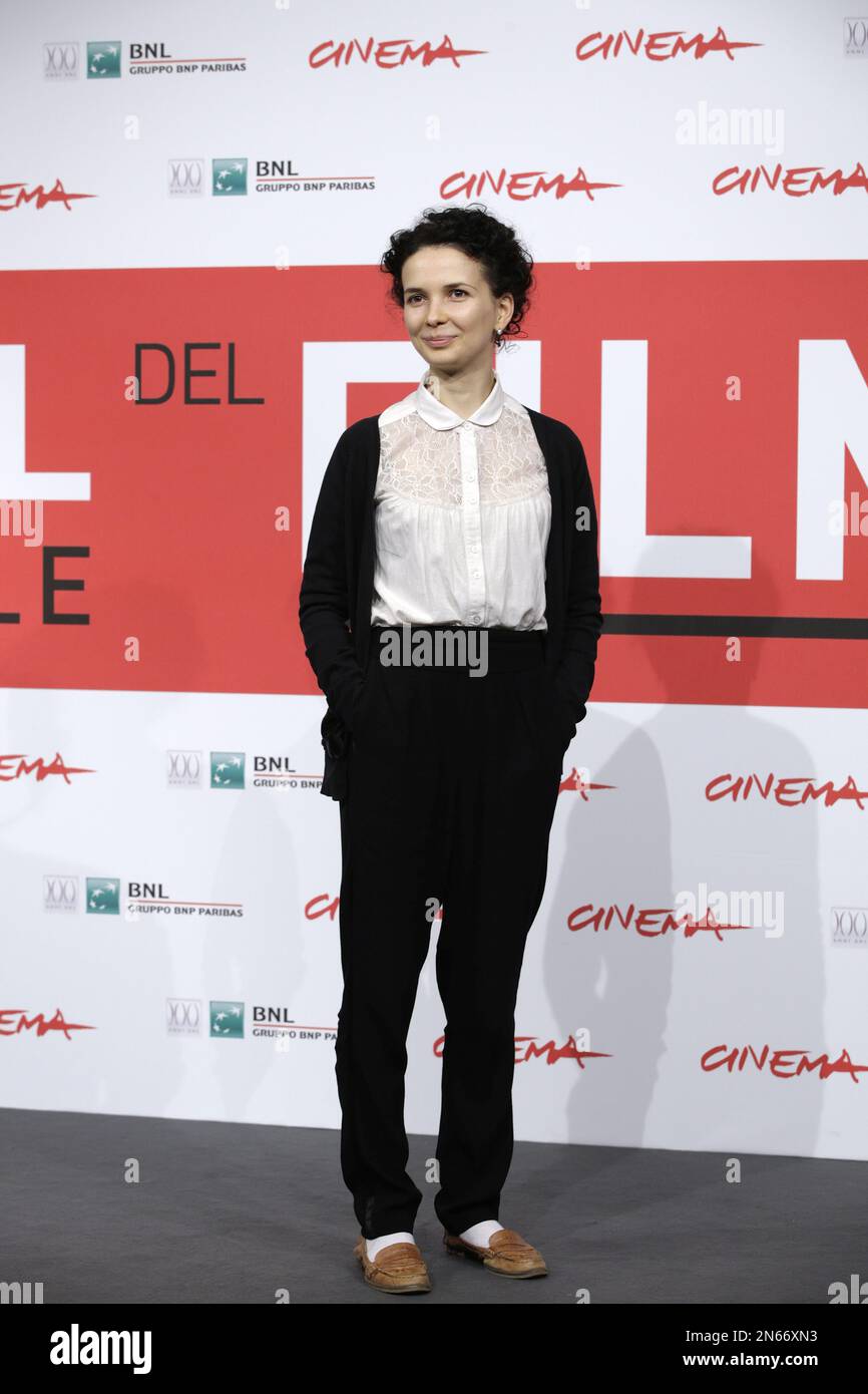 Actress Maria Smolnikova poses during the photo call of the movie ...