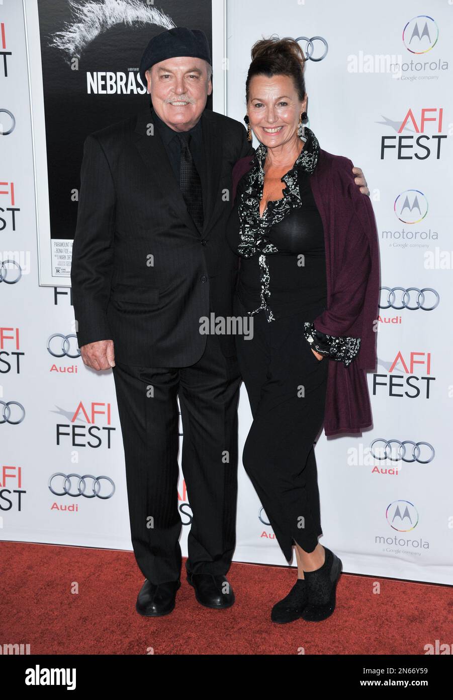 Stacy Keach, left, and Malgosia Tomassi arrive at the 2013 AFI Fest ...