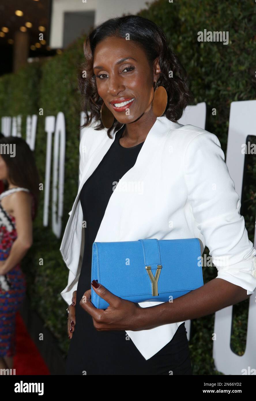 Lisa Leslie arrives at the Los Angeles premiere of "Mandela: Long Walk ...