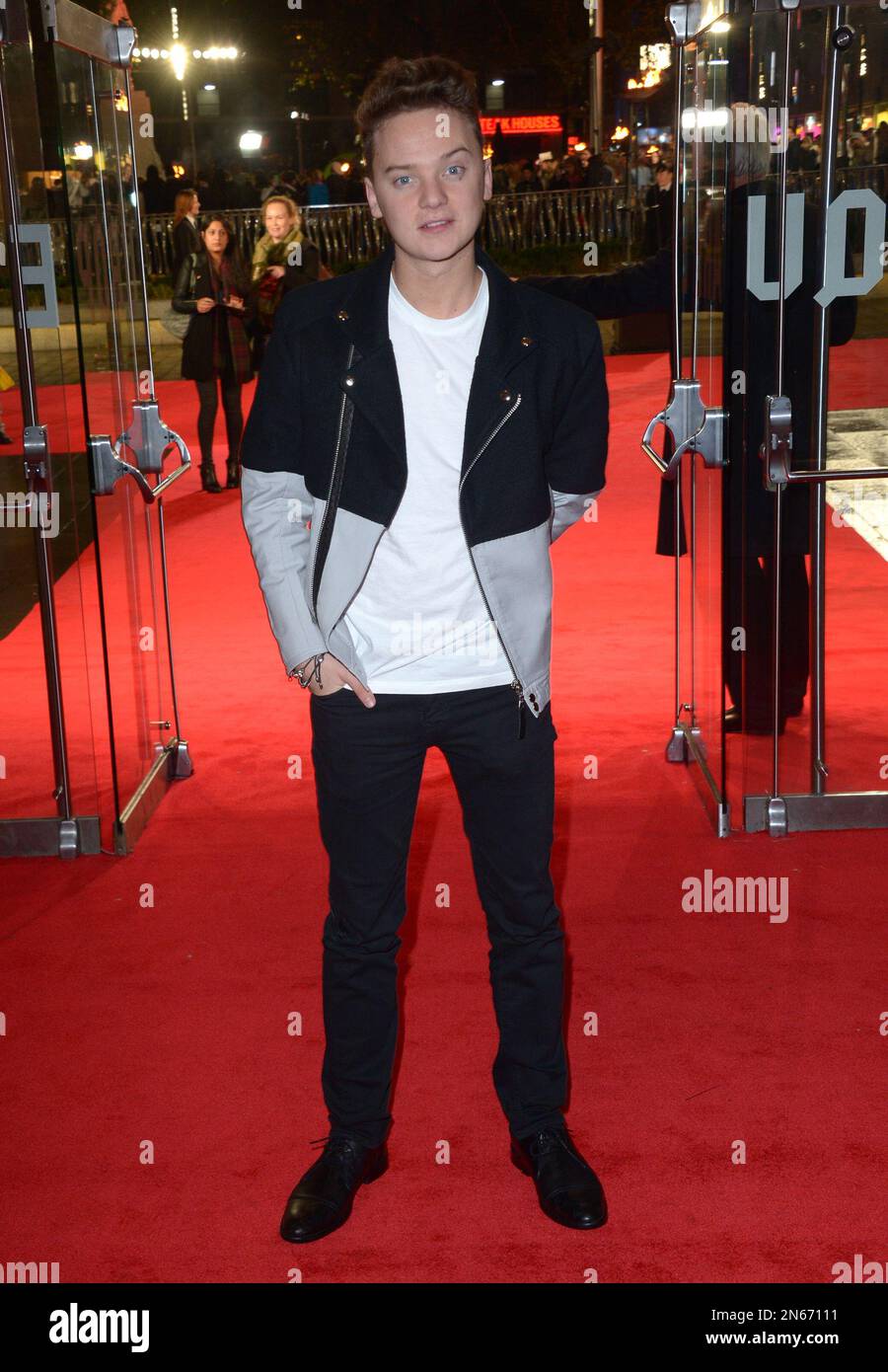 Singer Conor Maynard attends the World Premiere of 'The Hunger Games ...