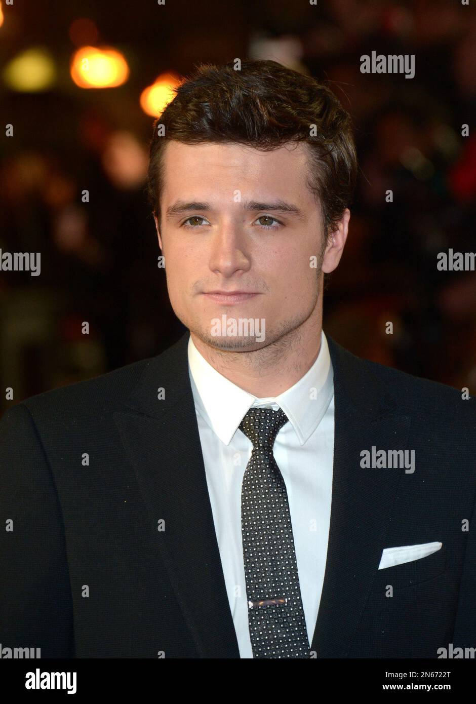 Actor Josh Hutcherson poses for photographers as he arrives on the red ...