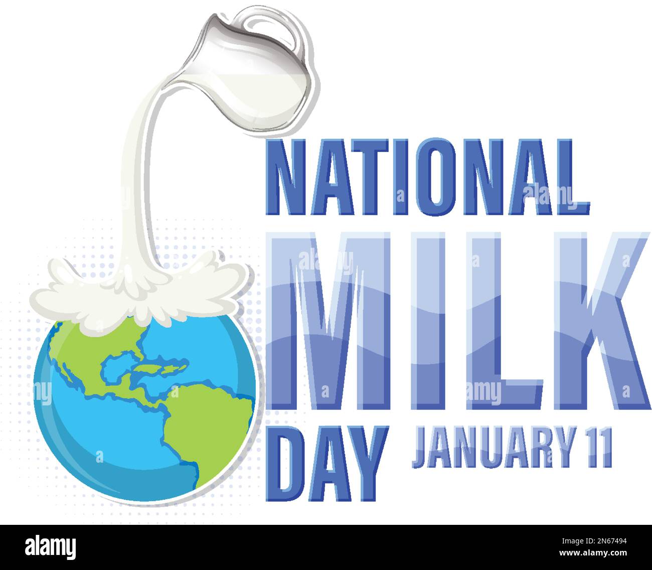 National Milk Day Banner Design illustration Stock Vector Image & Art ...