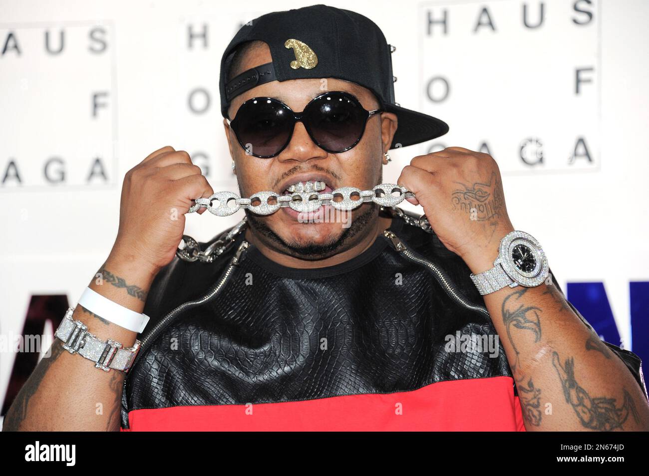 Rapper Carl "Twista" Mitchell attends the ARTPOP album release and ...