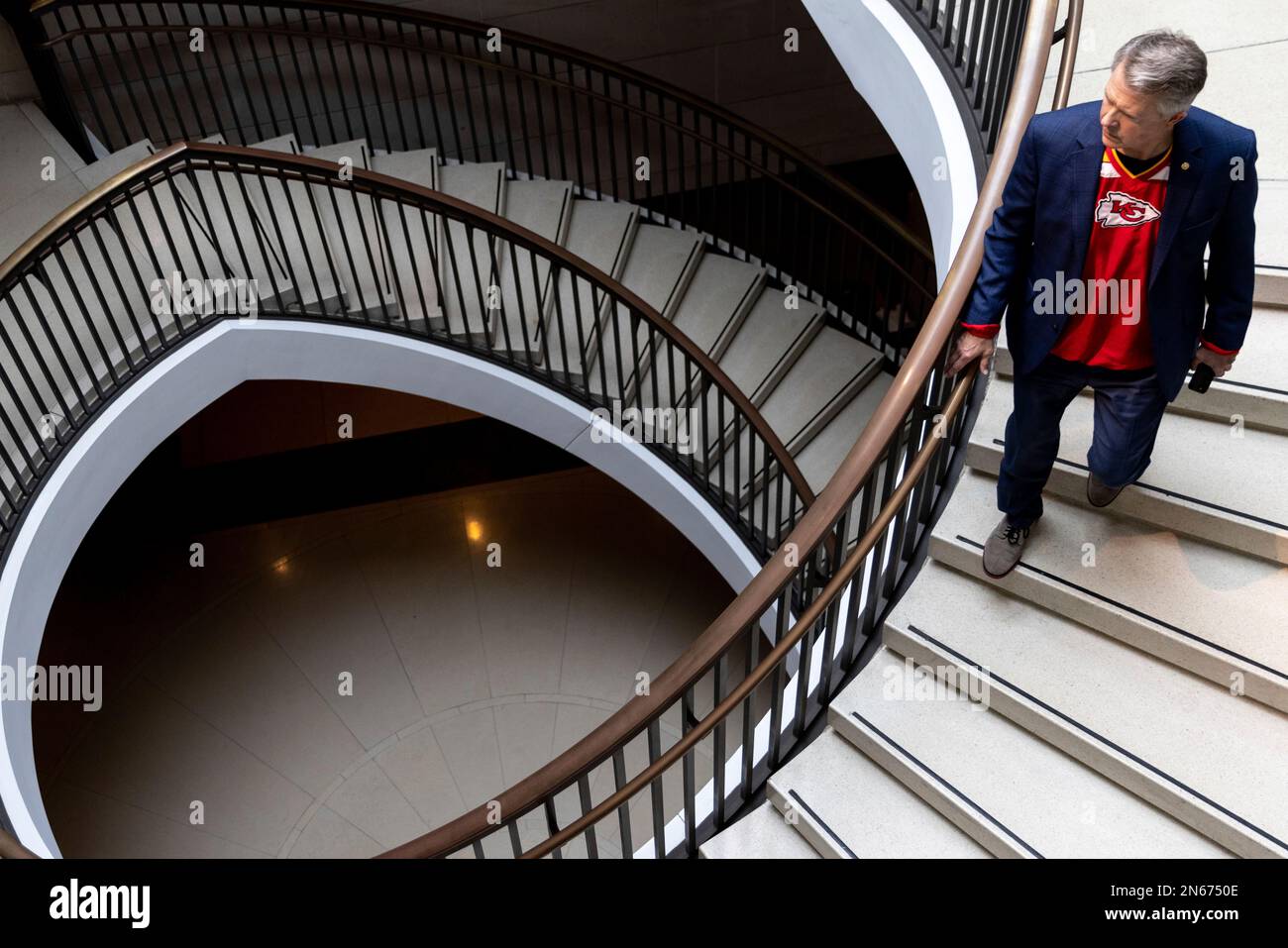 United States Senator Roger Marshall (Republican of Kansas) wears a ...