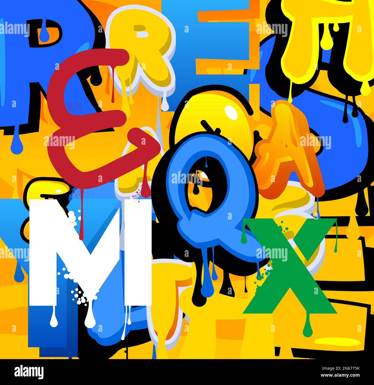 Graffiti background wallpaper with gradient geometric abstract modern ...