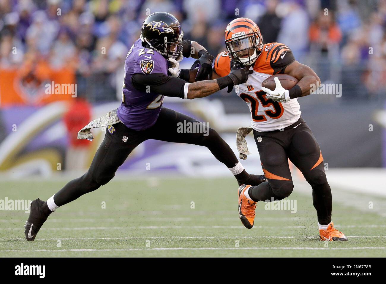 Baltimore Ravens cornerback Jimmy Smith grabs Cincinnati Bengals ...