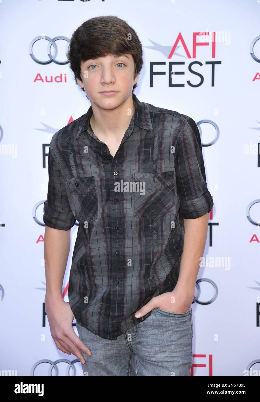 Jake Short arrives at the "Mary Poppins" 50th anniversary commemoration ...