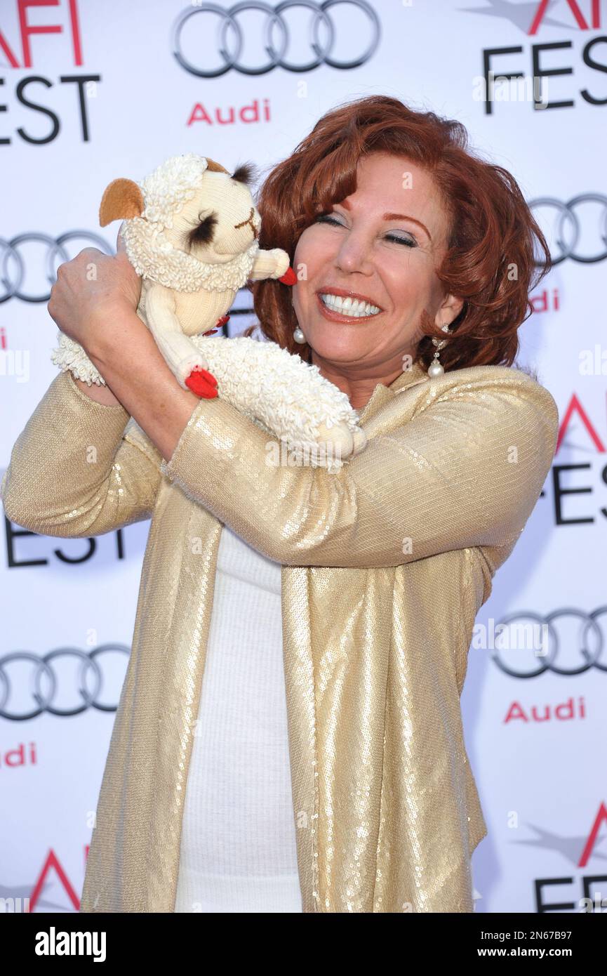 Mallory Lewis, and Lamb Chop arrive at the "Mary Poppins" 50th ...