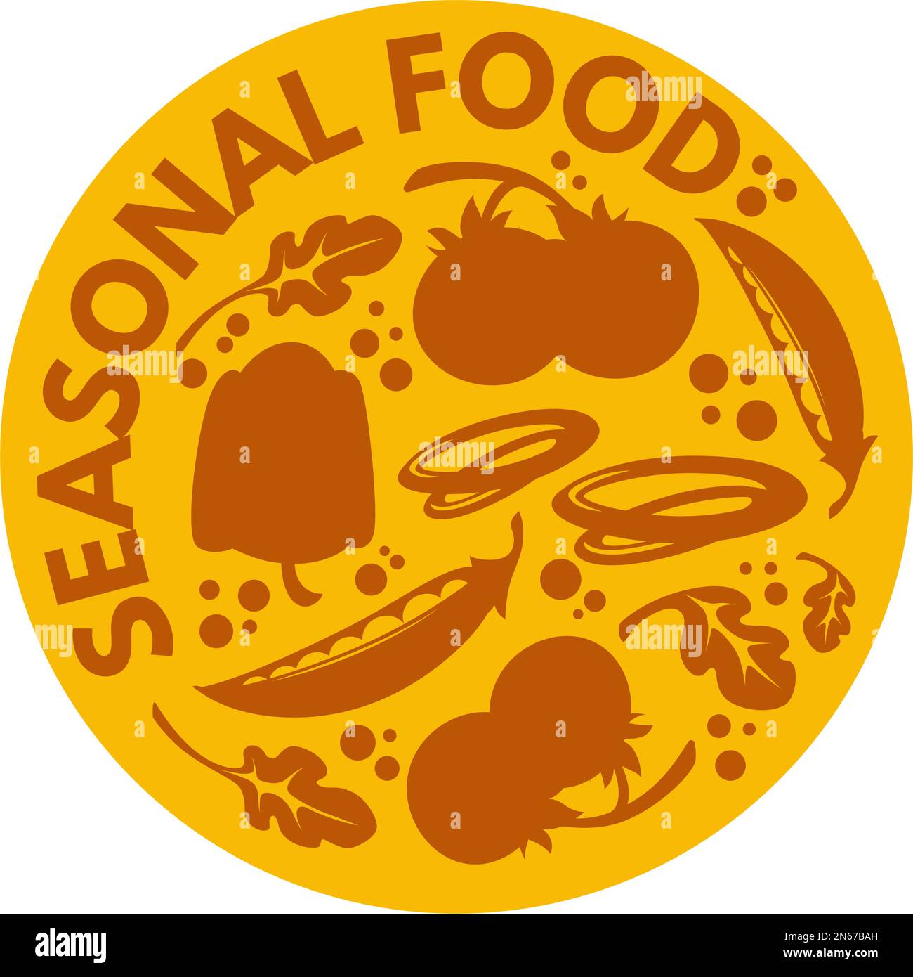 Seasonal recipe ingredients Stock Vector Images - Alamy