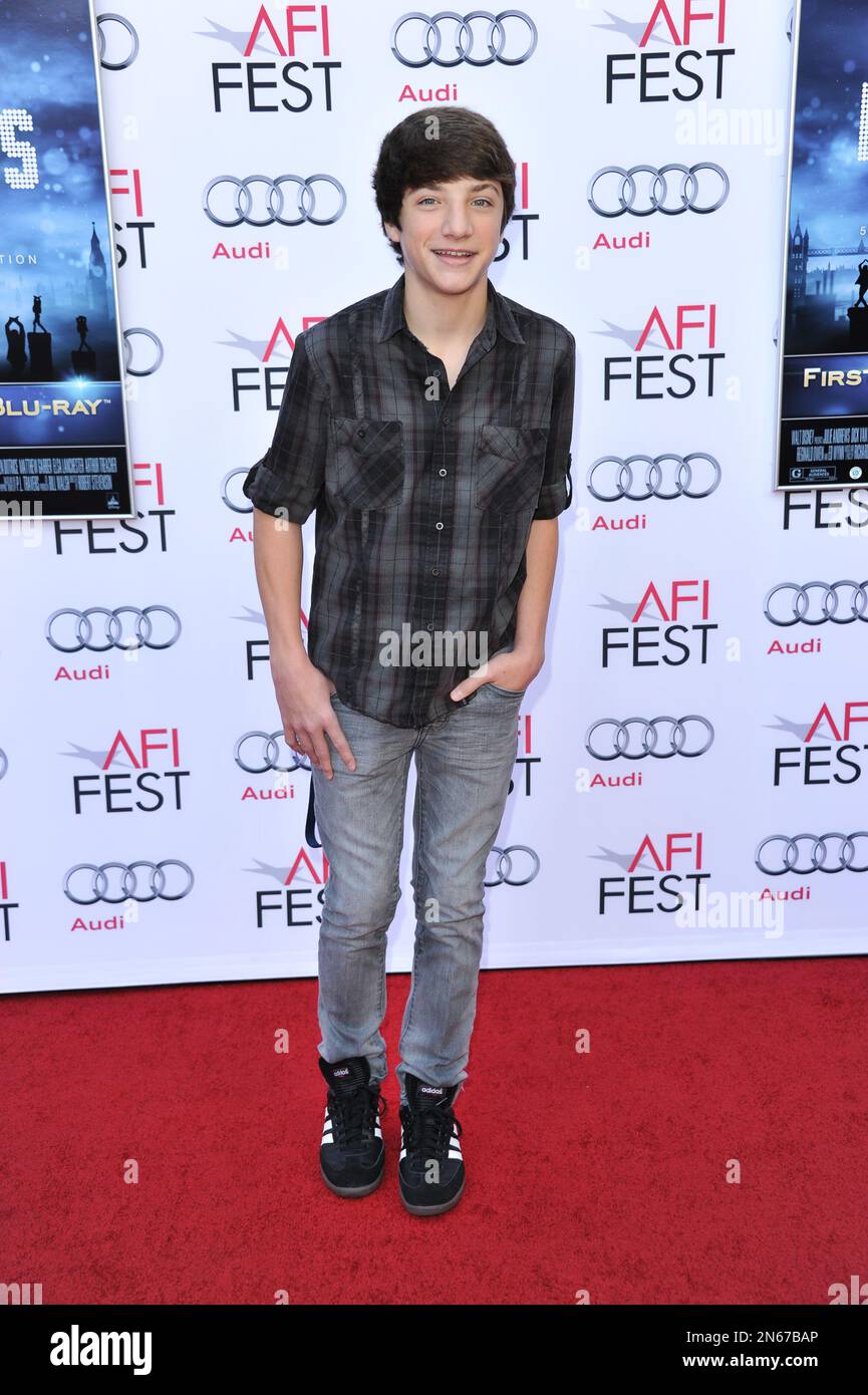 Jake Short arrives at the "Mary Poppins" 50th anniversary commemoration ...