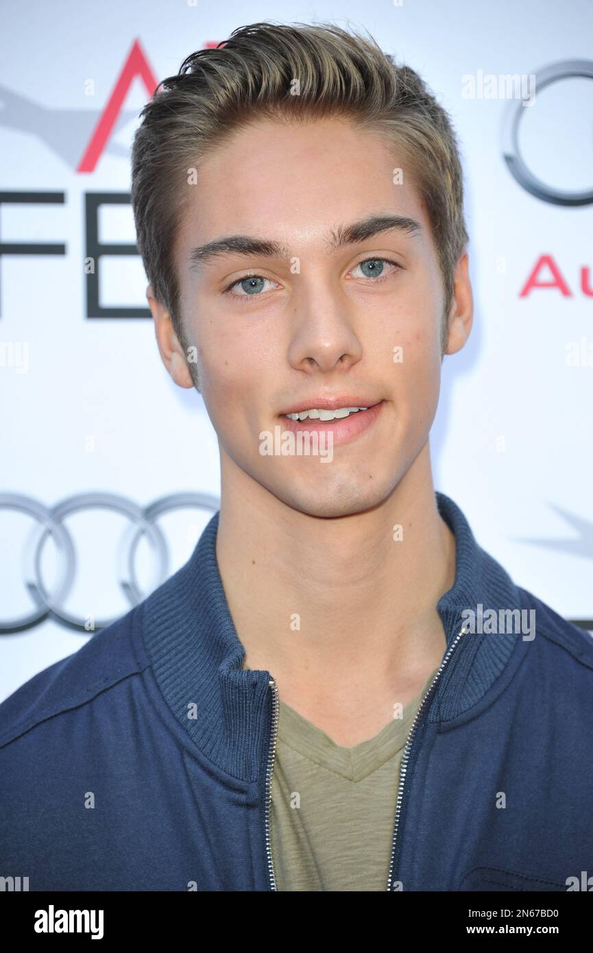 Austin North arrives at the "Mary Poppins" 50th anniversary ...