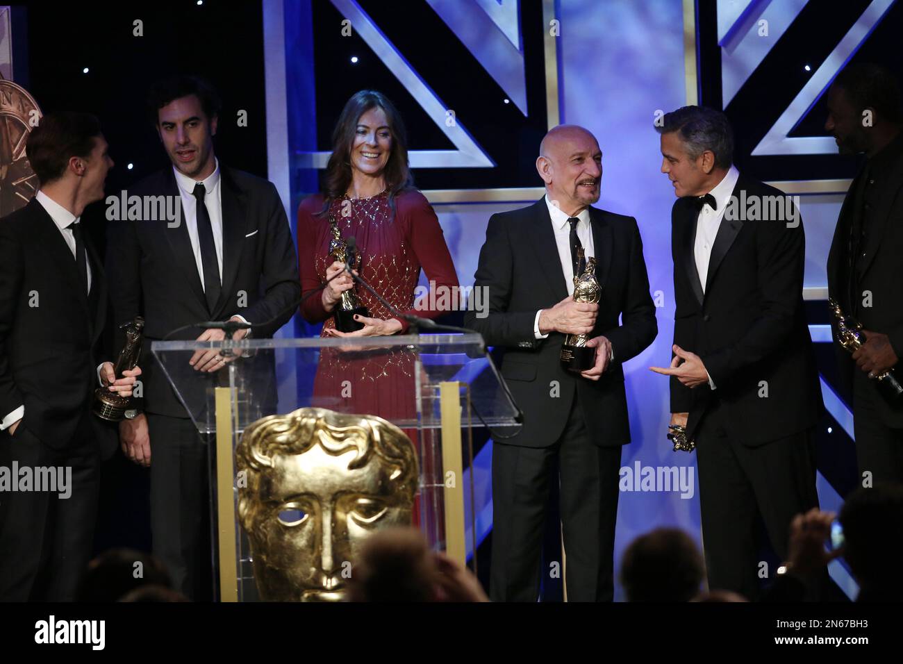From left, honorees Benedict Cumberbatch, Sacha Baron Cohen, Kathryn ...