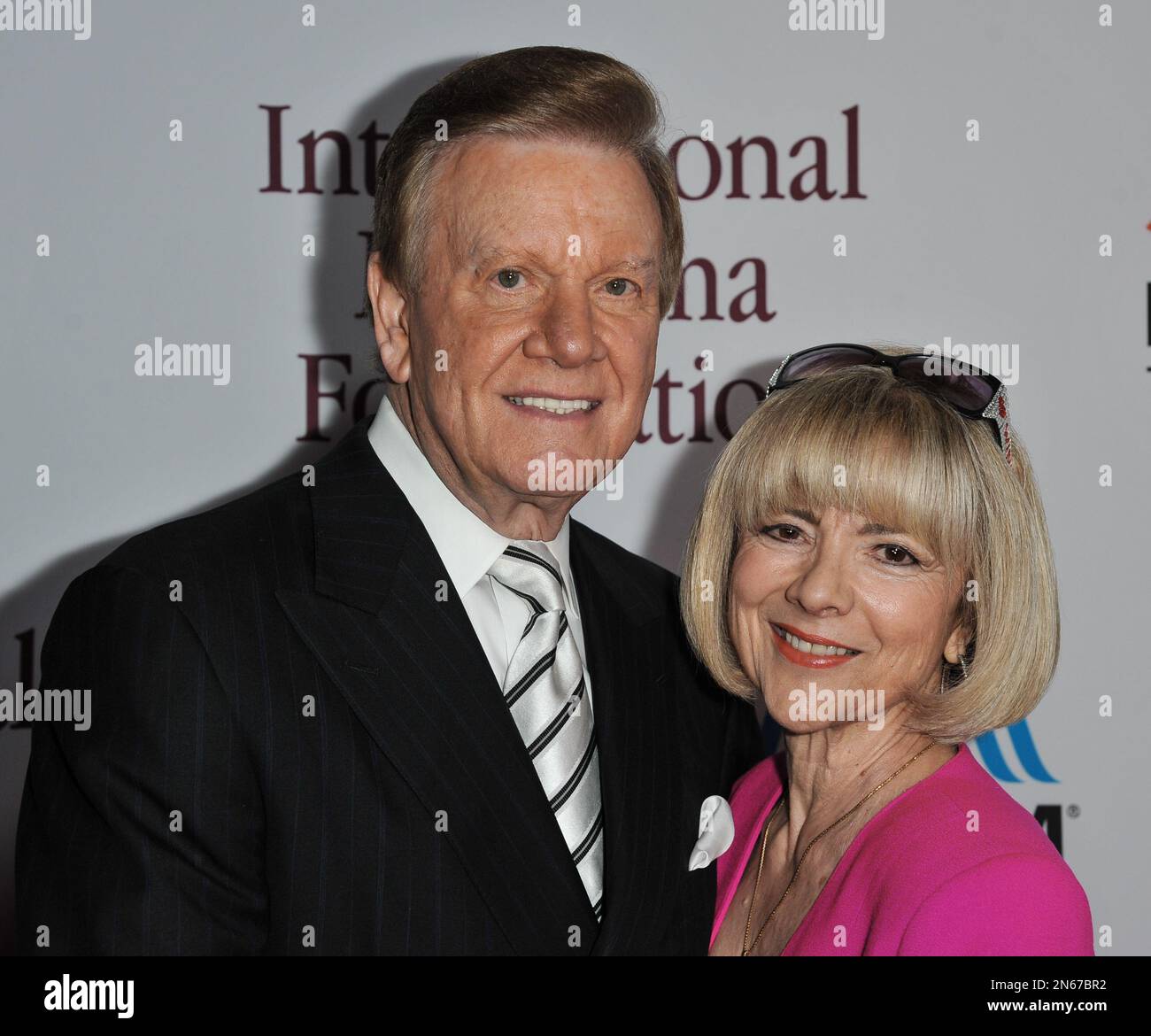 Wink Martindale, left, and Sandy Ferra arrive at the International ...