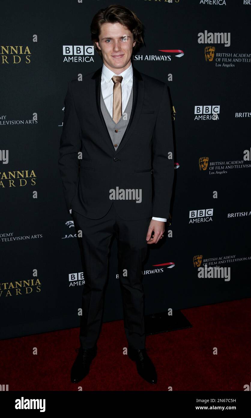Eugene Simon arrives at the 2013 BAFTA Los Angeles Britannia Awards at ...