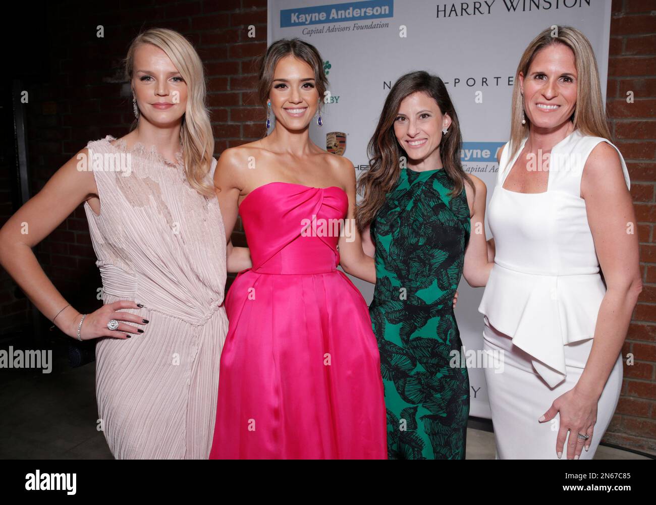 From left, Baby2Baby co-president Kelly Sawyer Patricof, Jessica Alba ...