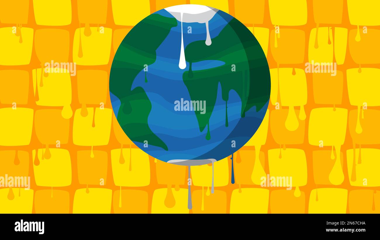 Planet Earth Graffiti. Abstract modern street art decoration ...