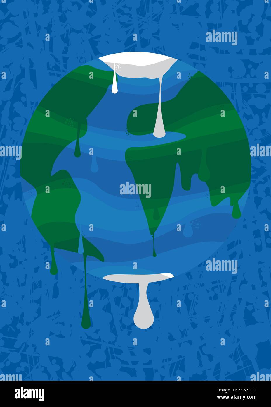 Planet Earth Graffiti. Abstract modern street art decoration ...