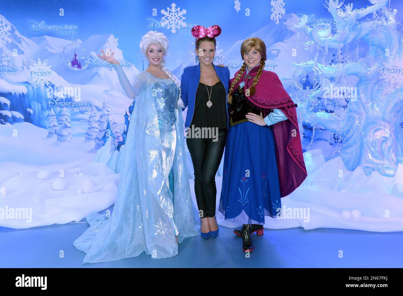 Danielle O'Hara (middle) joins princesses Anna and Elsa, the main ...