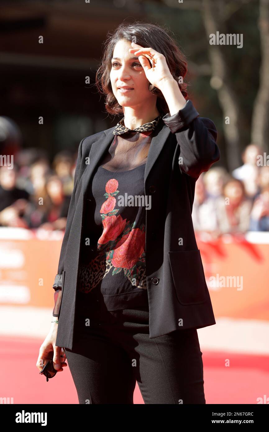 Actress Donatella Finocchiaro arrives for the screening of the movie ...