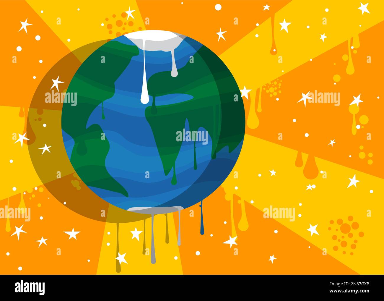 Planet earth cosmos Stock Vector Images - Alamy