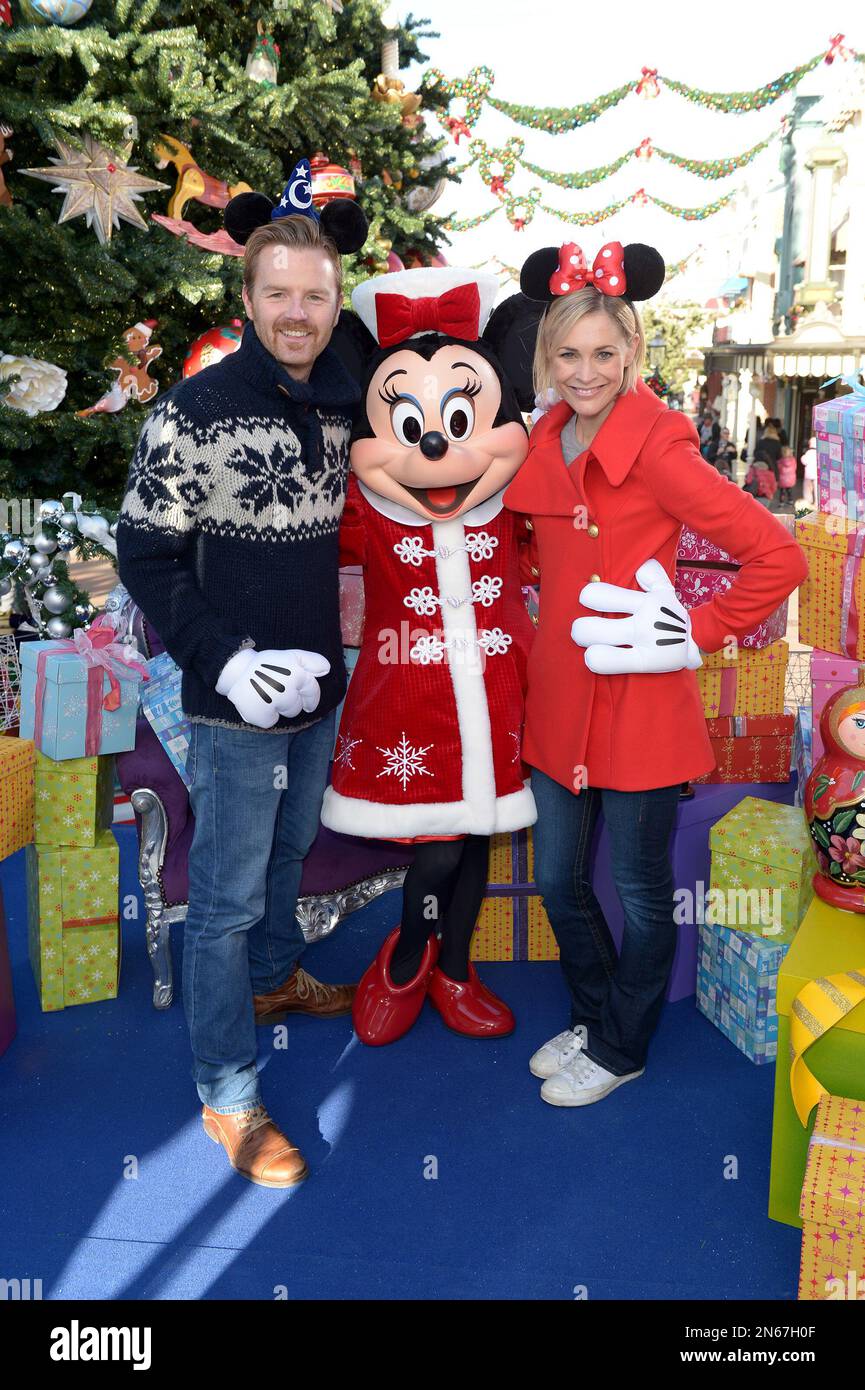 James Midgley and Jenni Falconer join Minnie Mouse to celebrate ...