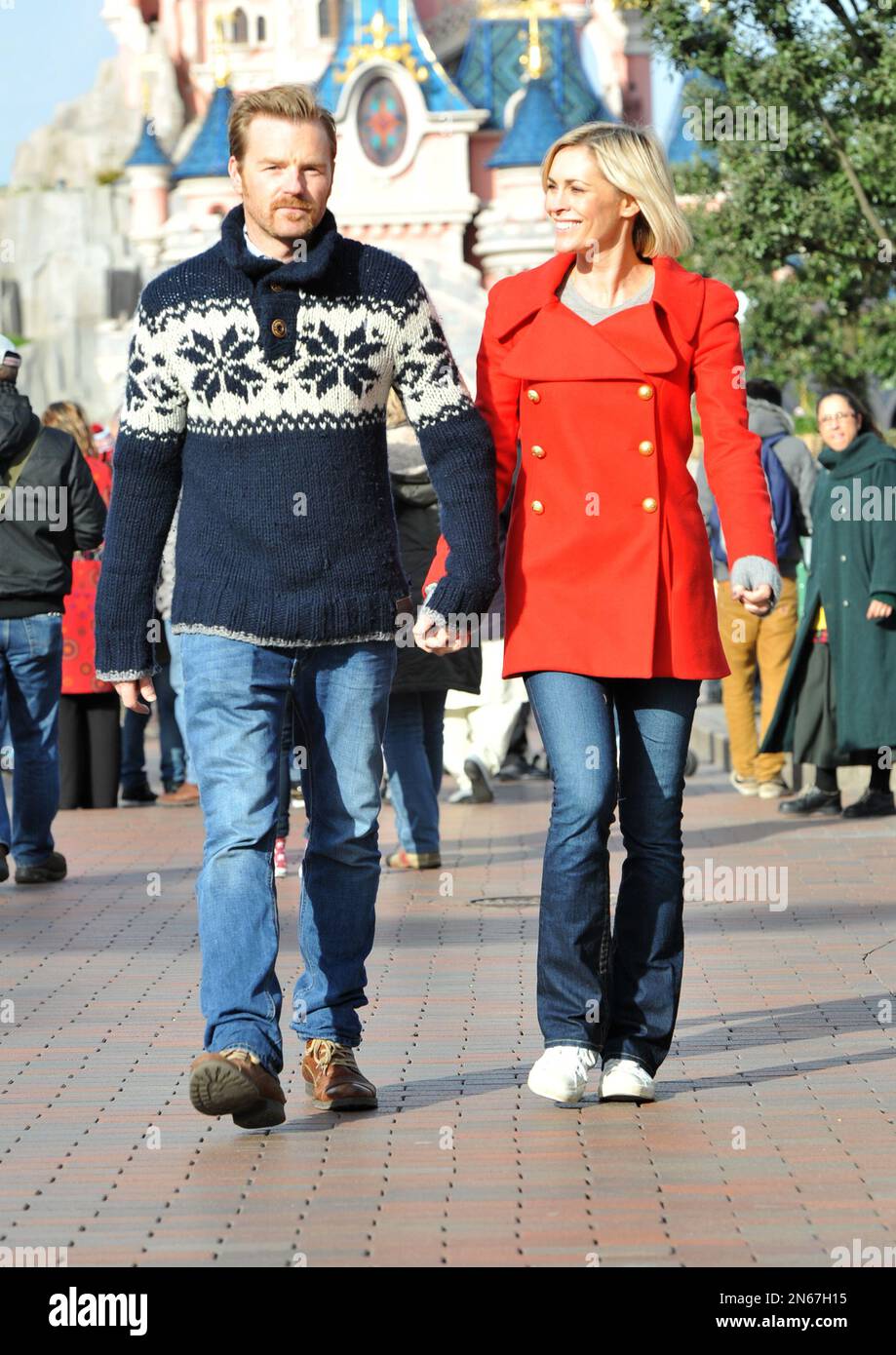 James Midgley and Jenni Falconer enjoy the Enchanted Christmas ...