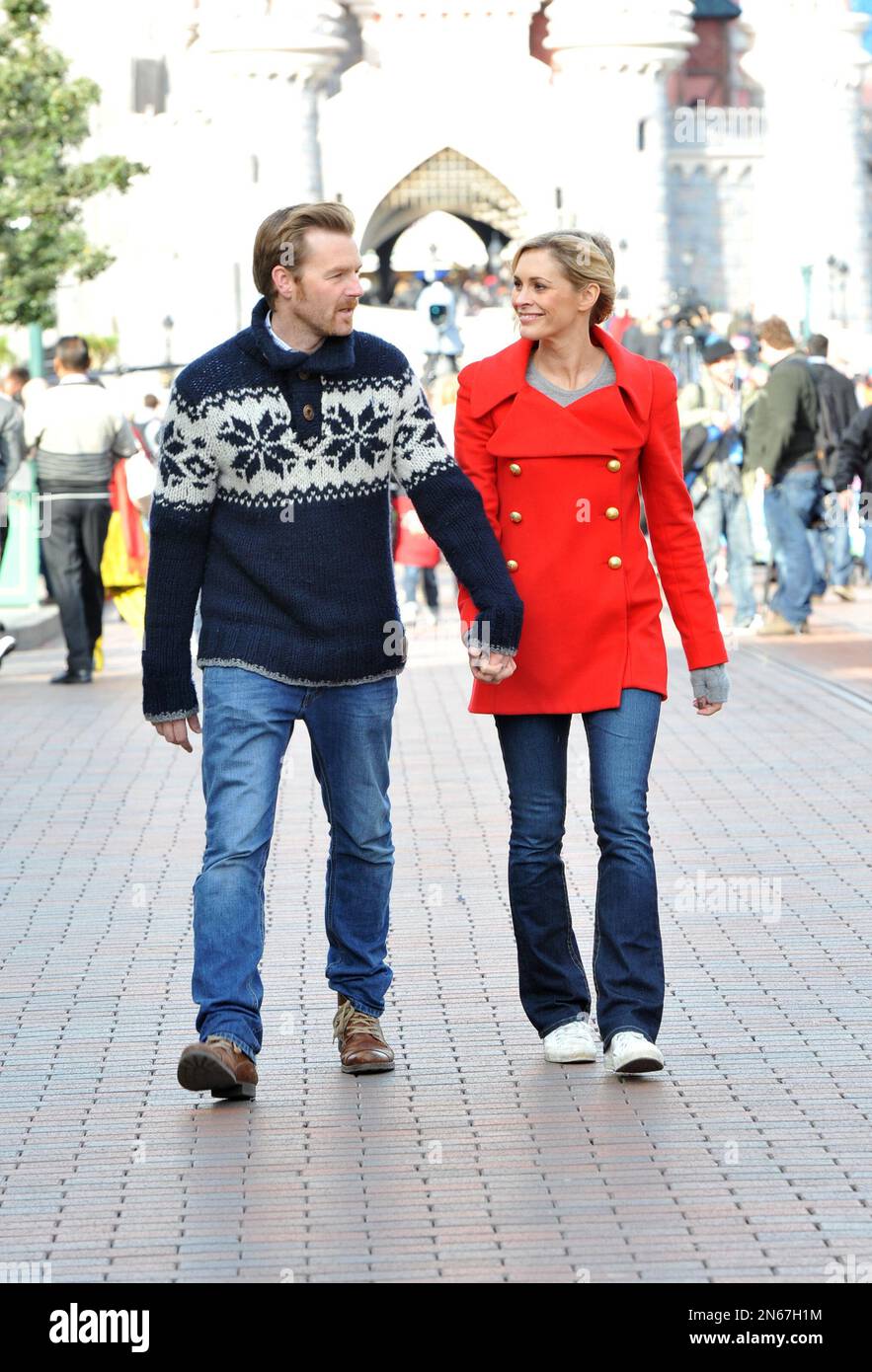 James Midgley and Jenni Falconer enjoy the Enchanted Christmas ...