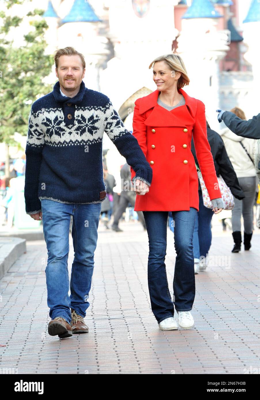James Midgley and Jenni Falconer enjoy the Enchanted Christmas ...