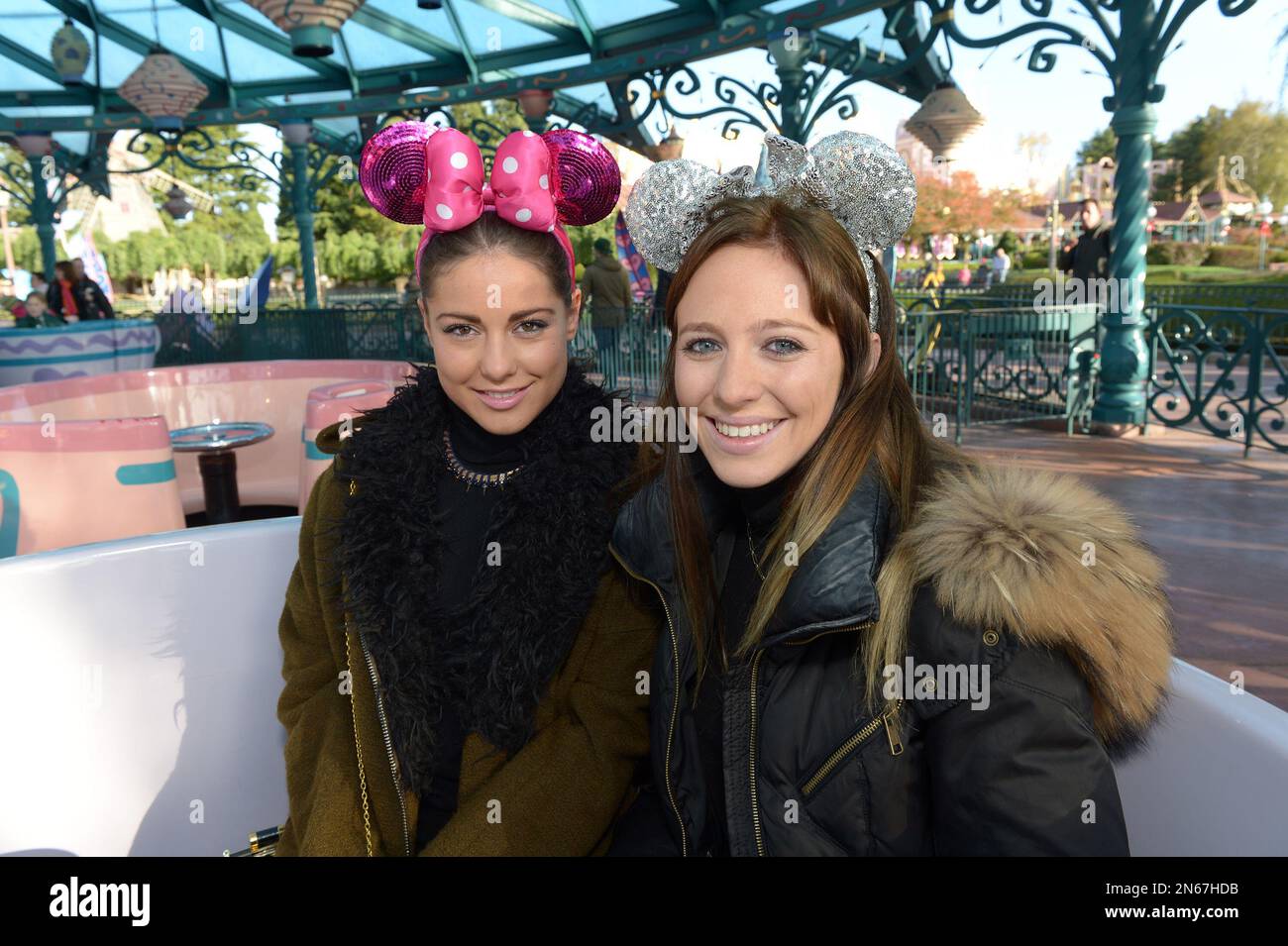 Louise Thompson and friend Lotty Bennett enjoy all the attractions and ...