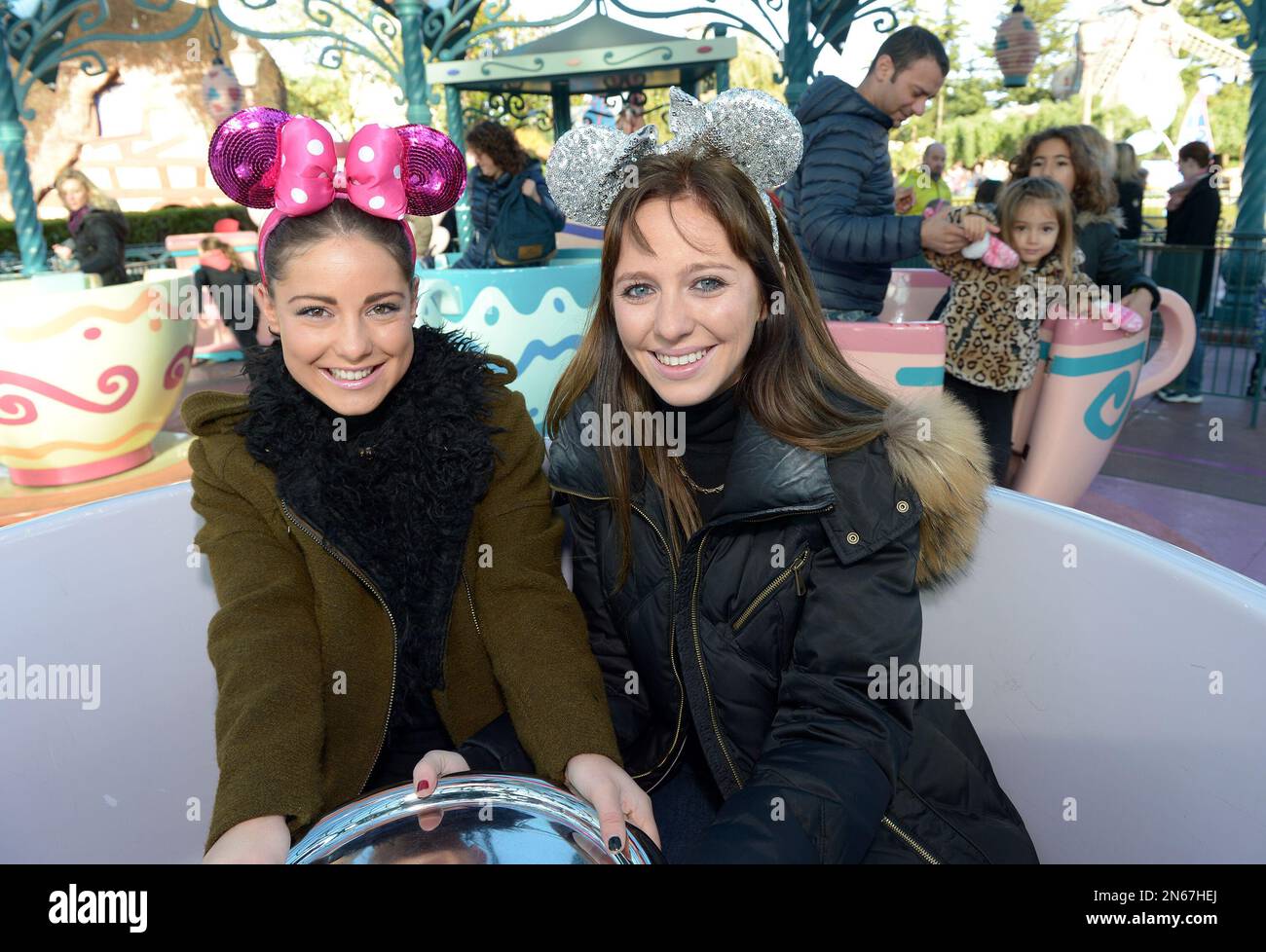 Louise Thompson and friend Lotty Bennett enjoy all the attractions and ...